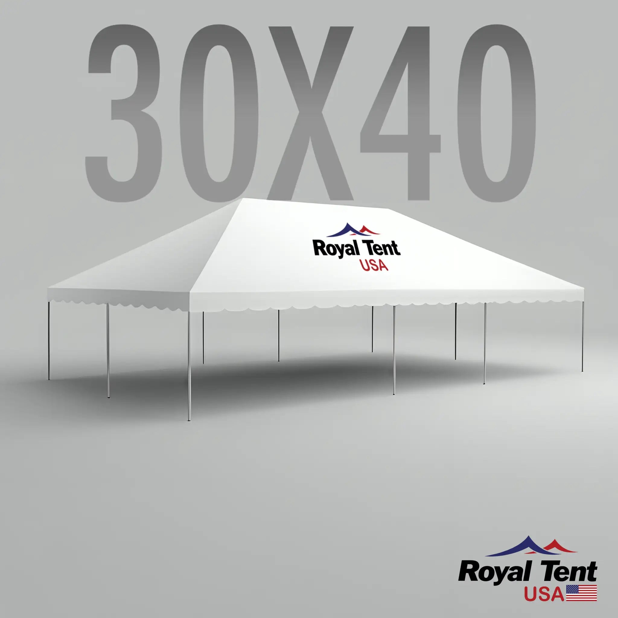 West Coast Frame Tent 30x40ft (9x12m) – Royal Tent USA
